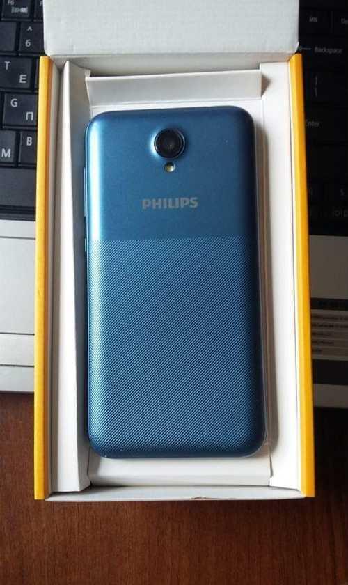 Телефон Philips S257 (темно-синий)