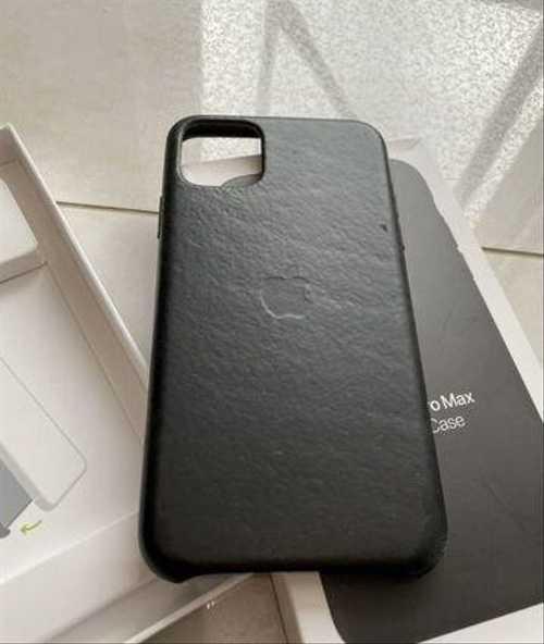 iPhone 11 pro max Leather case original
