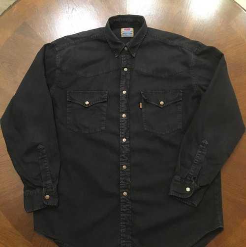 Рубашка Levis size L made in Hong Kong винтаж