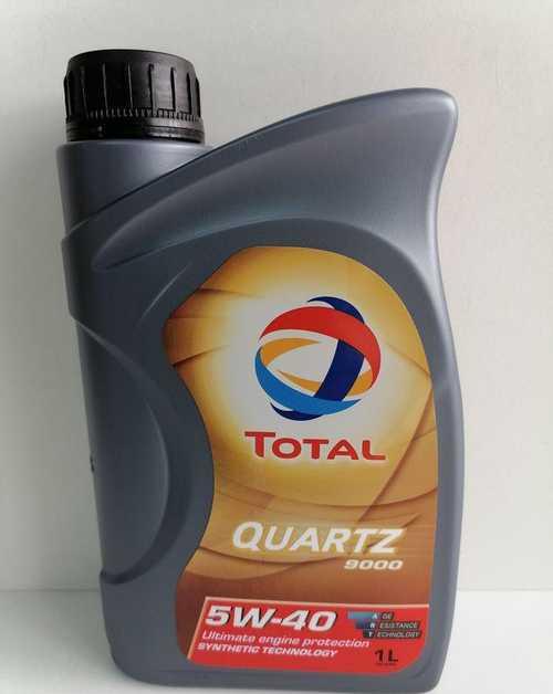 Масло для двигателя total quartz 9000 1л