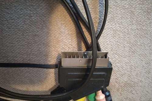 Кабель Scart - 4xRCA 1,2м