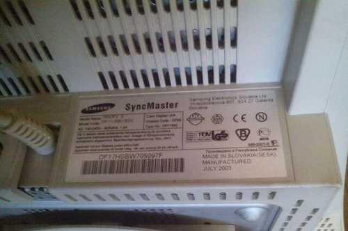 Монитор samsung SyncMaster 755DFX