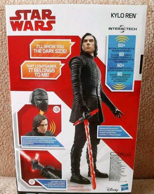 Star Wars Фигурка интерактивная Kylo Ren. Новая