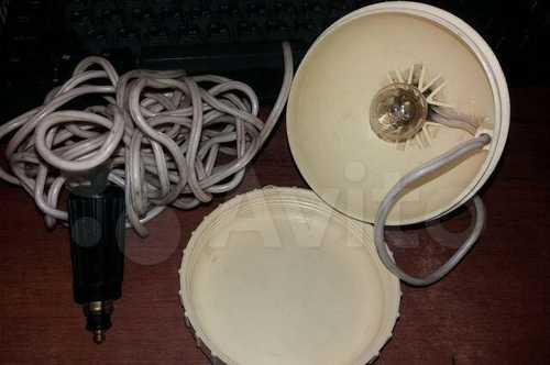 Лампа переносная от прикуривателя СССР