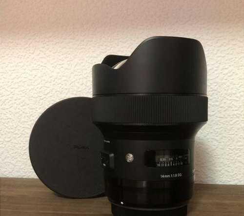 Sigma 14mm 1.8 для Canon
