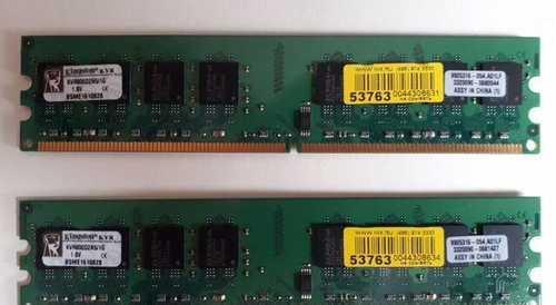 Kingston DDR2 800Mhz 2Gb (2x1Gb)