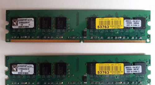 Kingston DDR2 800Mhz 2Gb (2x1Gb)