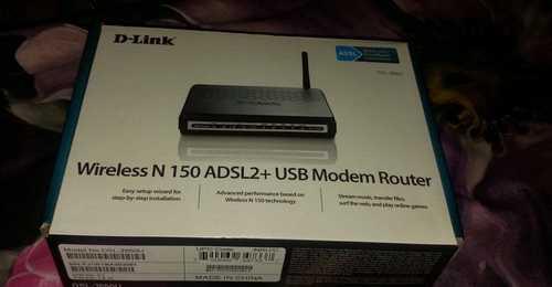 Новый WiFi роутер D-Link DSL-2650U