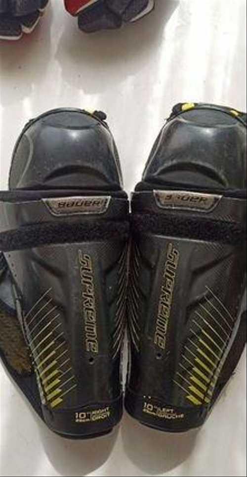 Щитки хоккейные Bauer supreme р-р 10