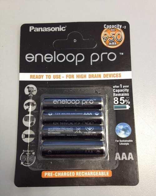 Аккумуляторы Panasonic Eneloop аа и AAA