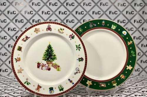 Bohemia тарелки и кувшин Christmas Story