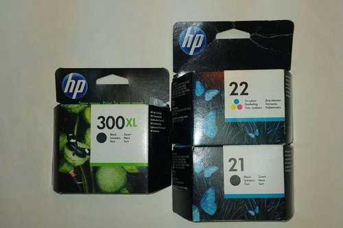 Катриджи для принтера HP, hp21, hp22, hp300xl