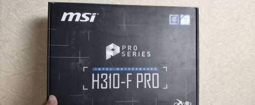 MSI H310-F PRO+ g4900