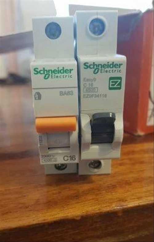 Автоматические выключатели schneider electric