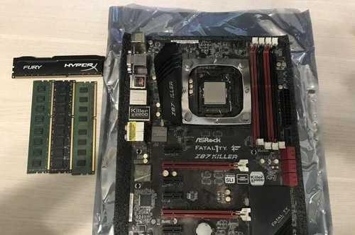 ASRock Fatality z87 + i5-4670k + 24gb ddr3