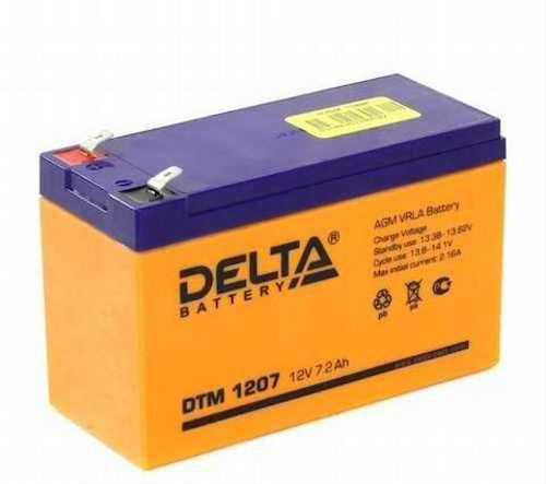 Аккумулятор для эхолота Delta DTM 12 Volt 7,2 А/ч