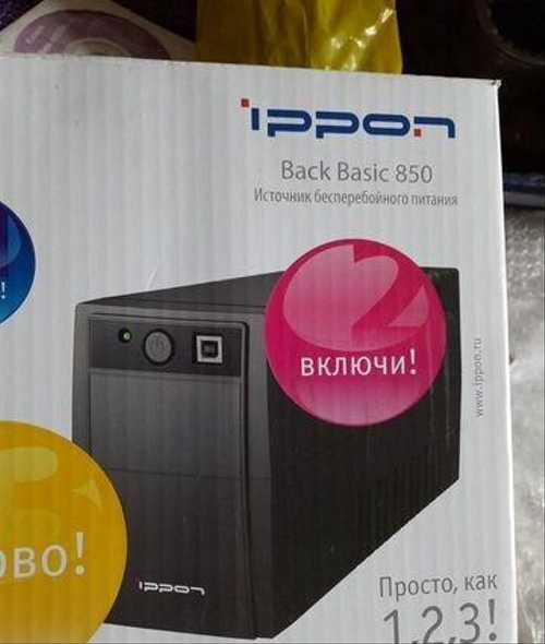 Ибп ippon Back Basic 850, 850вa