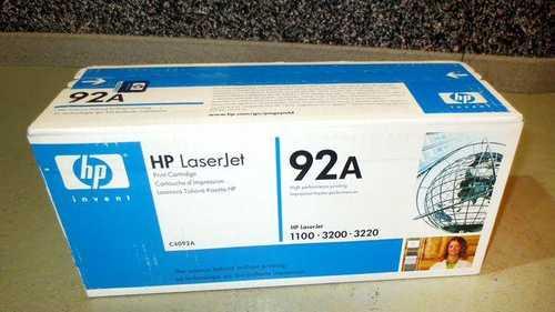 Картридж HP 92A оригинальный