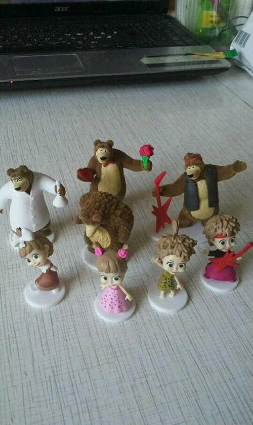 Игрушки маша и медведь