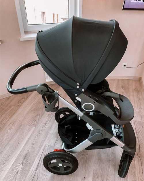 Коляска Stokke Trailz черная
