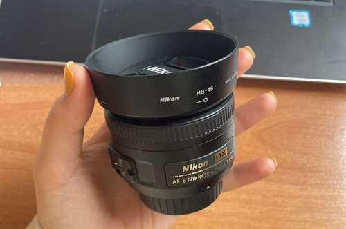 Обьектив Nikon DX AF-S Nikkor 35mm 1:1.8G