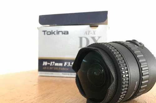 Объектив Tokina AT-X 10-17mm f/3.5-4.5 Canon EF