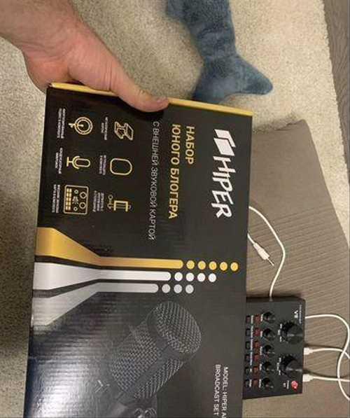 Микрофон для блогера hiper H-M002