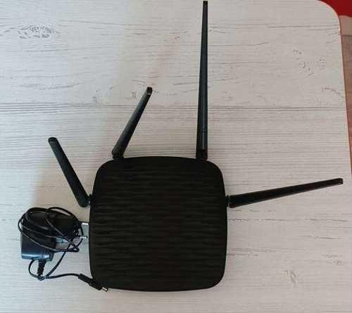 Wi-Fi роутер Tenda AC5, 2,4+5Ггц, 4 антенны