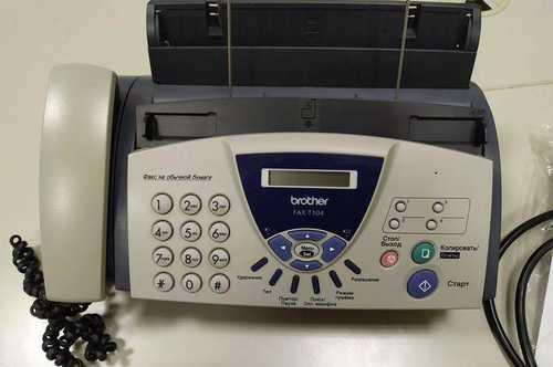 Факс на обычной бумаге brother FAX-T104 + пленка