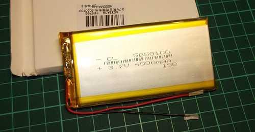 Аккумулятор Li-Po - 50/50/100/ - 3,7V - 4000 mAh