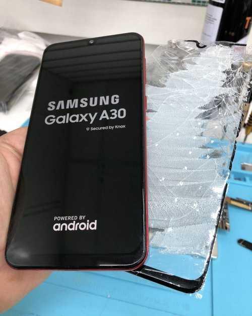 Стекло SAMSUNG A30/ замена стекла SAMSUNG A30