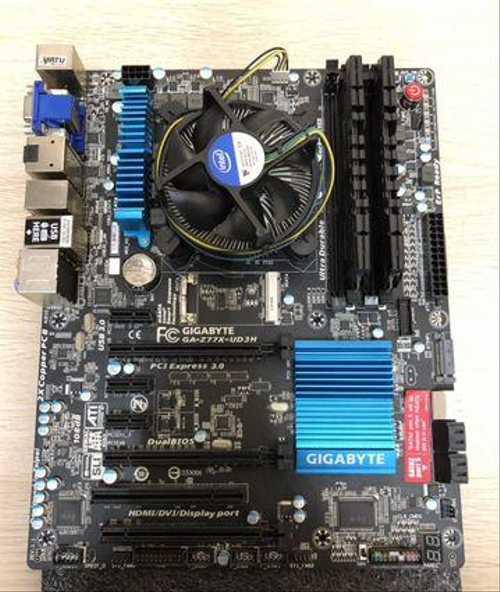 Gigabyte GA-Z77X-UD3H, i5 3570, 4GB