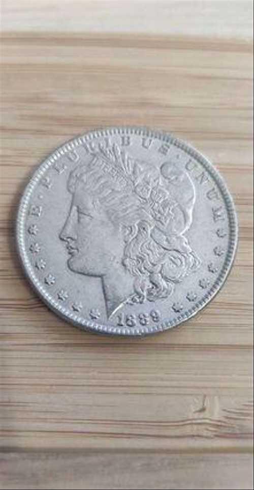 Доллар США 1889 год. Серебро