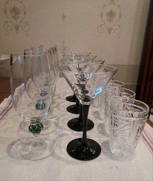 Фужеры, стаканы