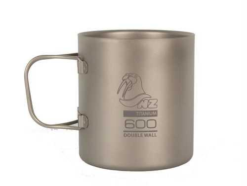 Титановая термокружка NZ Ti Double Wall Mug 600 ml
