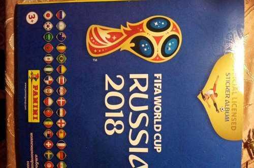 Журнал panini fifa 2018 с наклейками world CUP