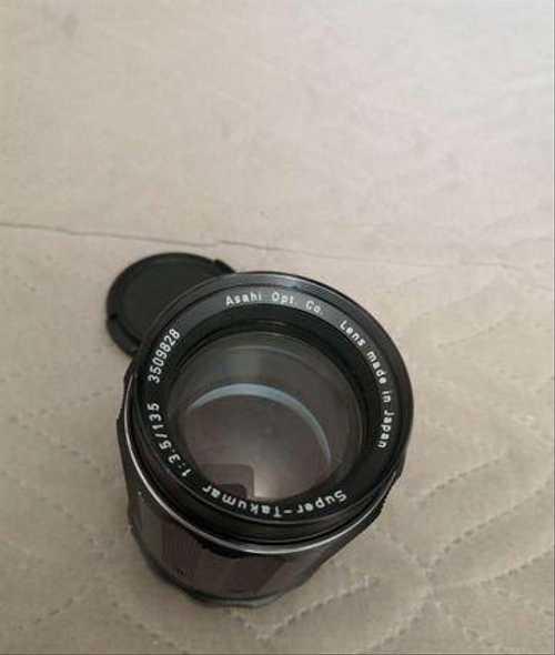 Объектив Super takumar 135mm 3.5 м42