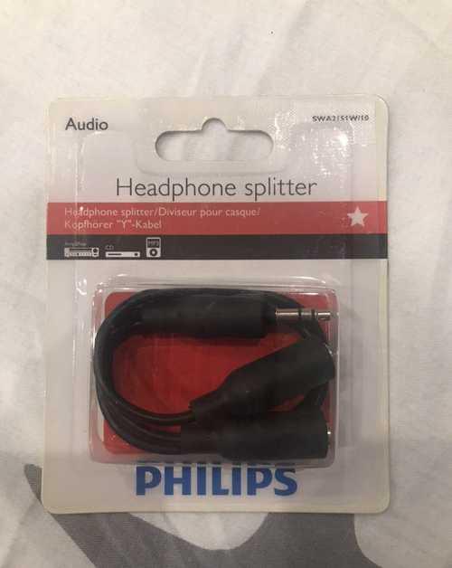 Разветвитель jack 3,5 mm Philips