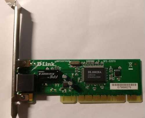 Сетевая карта pci d link dfe 520tx