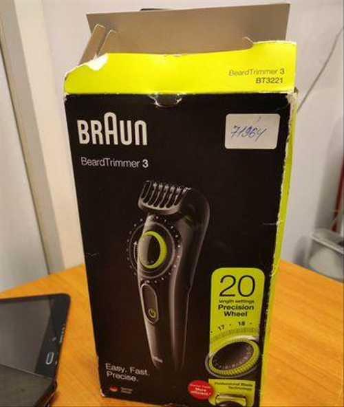 Триммер Braun BT 3221 новый