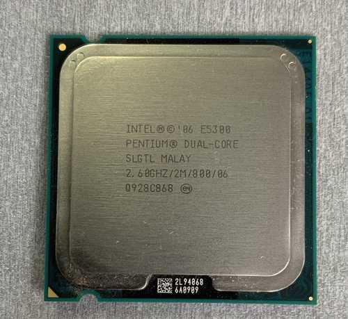 Процессор intel pentium e5300 2.60Ghz s775
