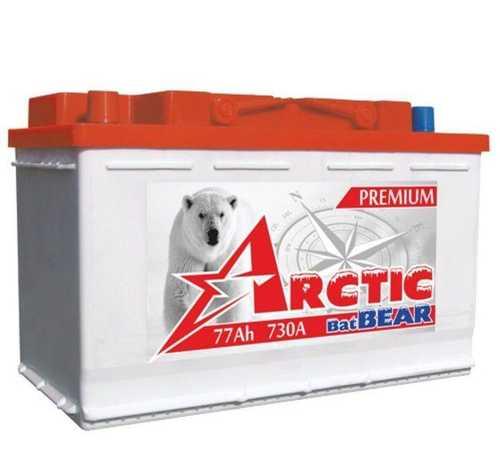 Аккумулятор 6 CT 77 оп LB arctic batbear