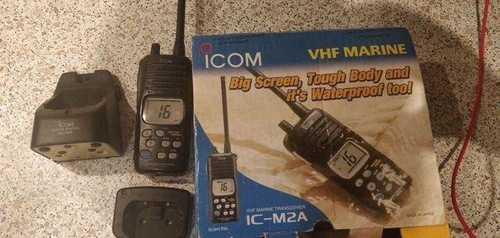Носимая морская радиостанция icom IC-M2A