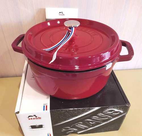 Кастрюля чугунная (кокот) Staub 24см 3,8л Франция