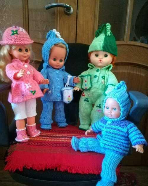 Вязаная одежда для кукол