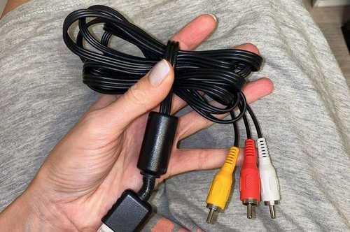 Кабель Sony PS2 / PS3 AV-out cable 3 RCA