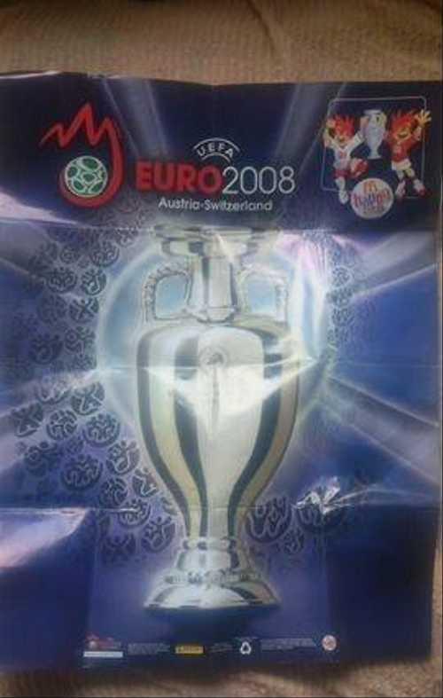 Плакат Наклейки Футбол uefa euro-2008 Panini