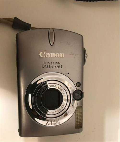 Компактный фотоаппарат canon ixus 750