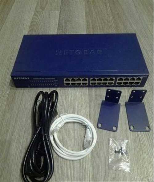 Коммутатор 24-портовый Netgear JFS524