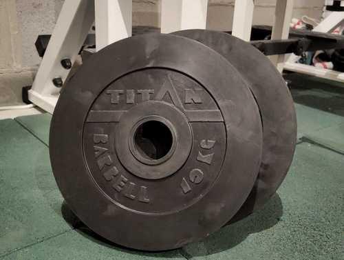 Блины олимпийские Titan 10 кг